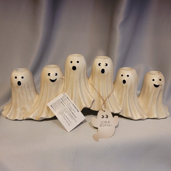 Goblin & Ghoul | Holiday | Goblin Ghoul 6 Ghost Floating Candelabra ...